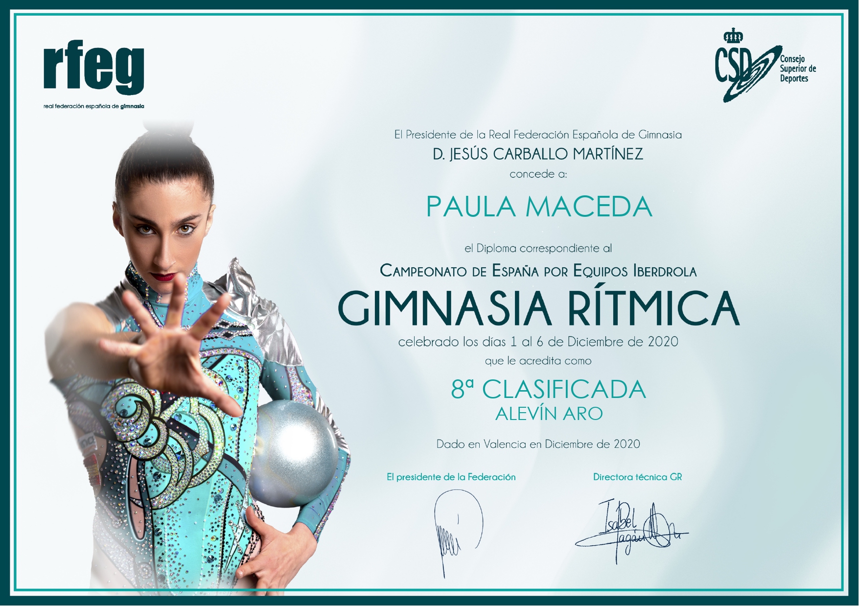 Cinco diplomas nacionales para el Rítmica San Vicente - Somos L'Alacantí